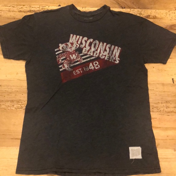 Original Retro Brand | Shirts | Vintage Look Feel Wisconsin Badgers ...